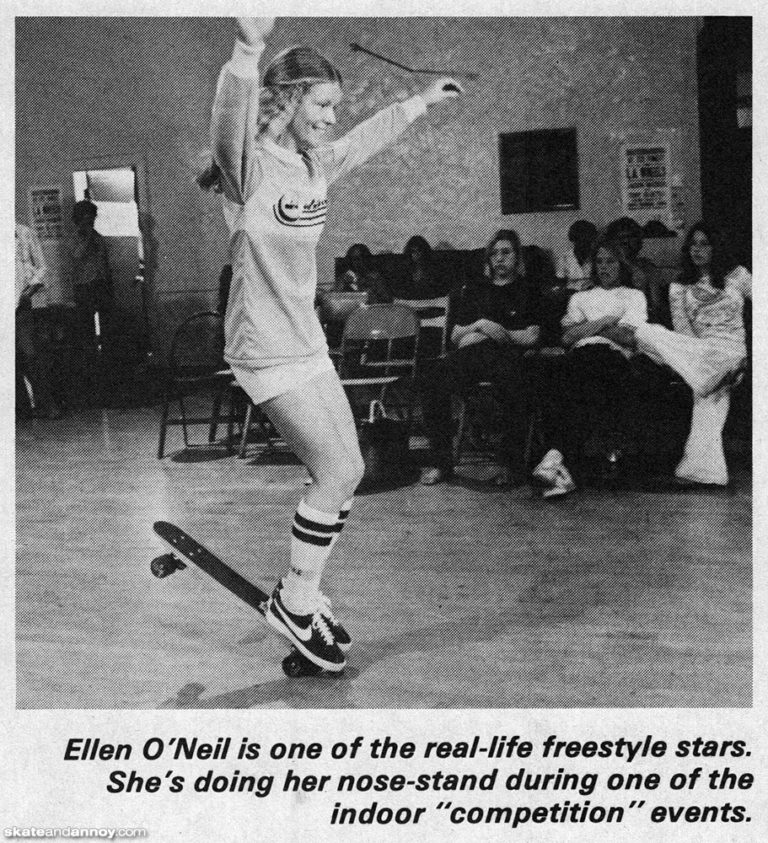 Ellen O'Neal, la pionera del skate que conquistó las rampas